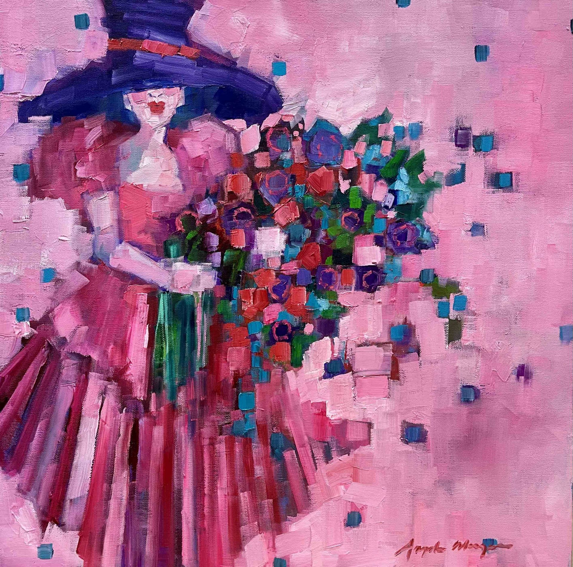 Canadian oil painter Angela Morgan