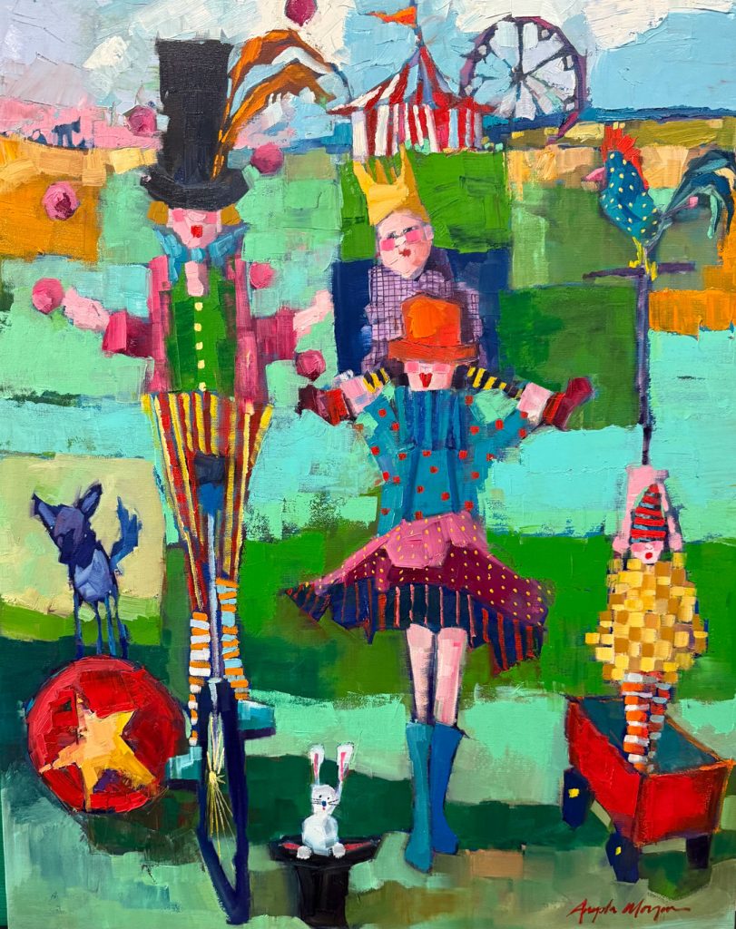 Canadian oil painter Angela Morgan