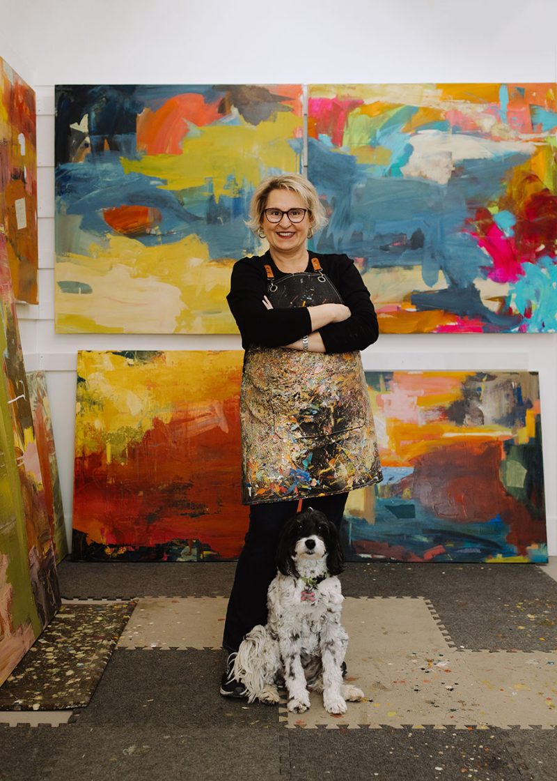 Contemporary Abstract Artist Nadine Johnson